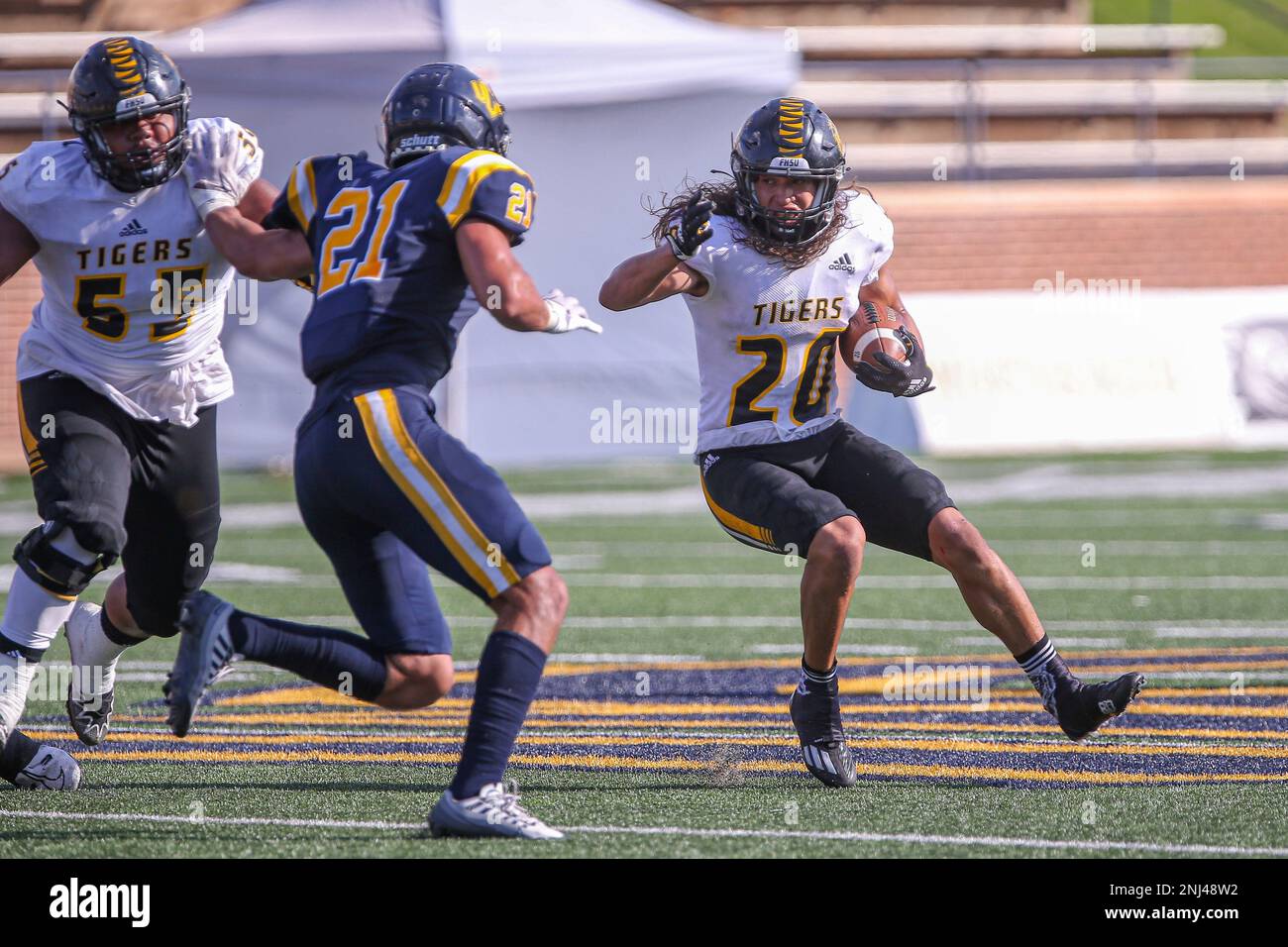 October 15, 2022: Ft Hays State University Tigers running back Adrian ...