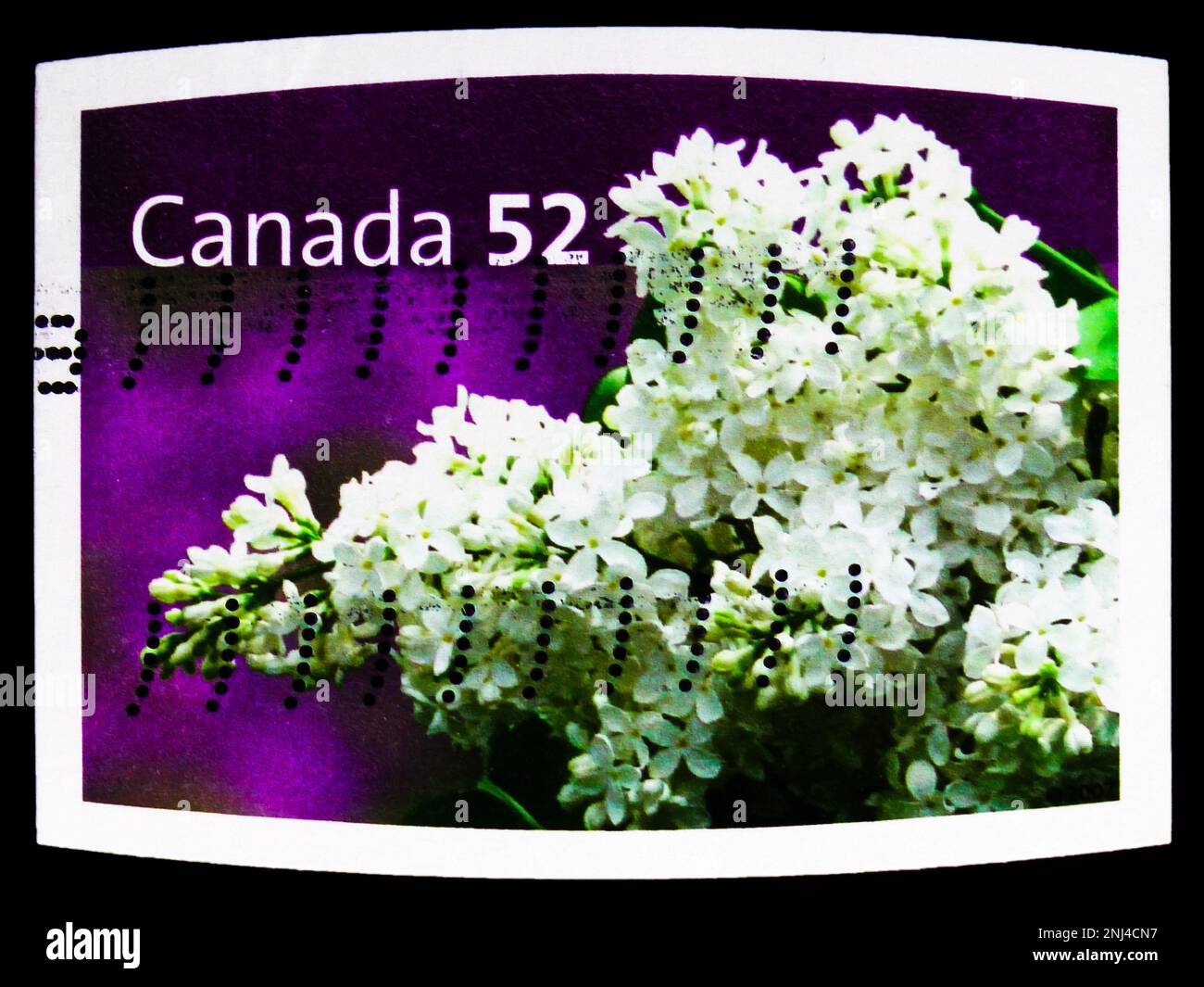 MOSCOW, RUSSIA - FEBRUARY 15, 2023: Postage stamp printed in Canada ...