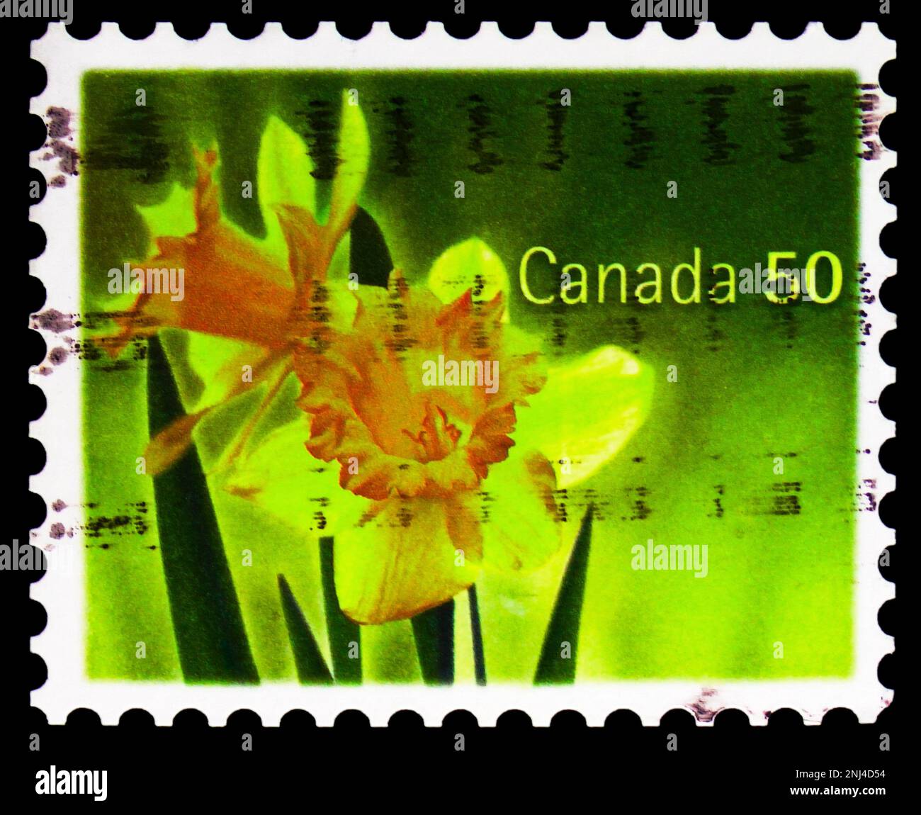 MOSCOW, RUSSIA - FEBRUARY 15, 2023: Postage stamp printed in Canada ...