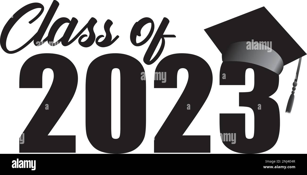 Class Of 2023 Graphic Logo Black And White Stock Vector Image And Art Alamy