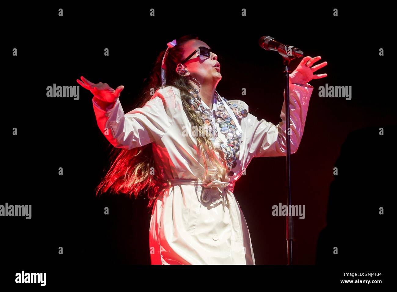 The singer Rigoberta Bandini offers a concert to present her tour ...