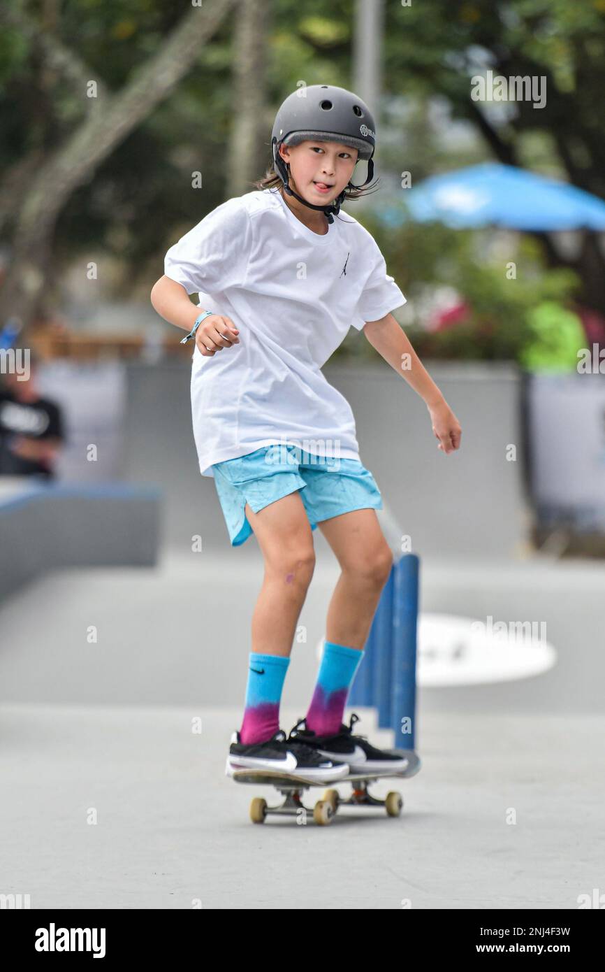 RJ - Rio de Janeiro - 10/14/2022 - OI STU OPEN DE SKATE STAGE RIO DE JANEIRO - Japanese skater ...