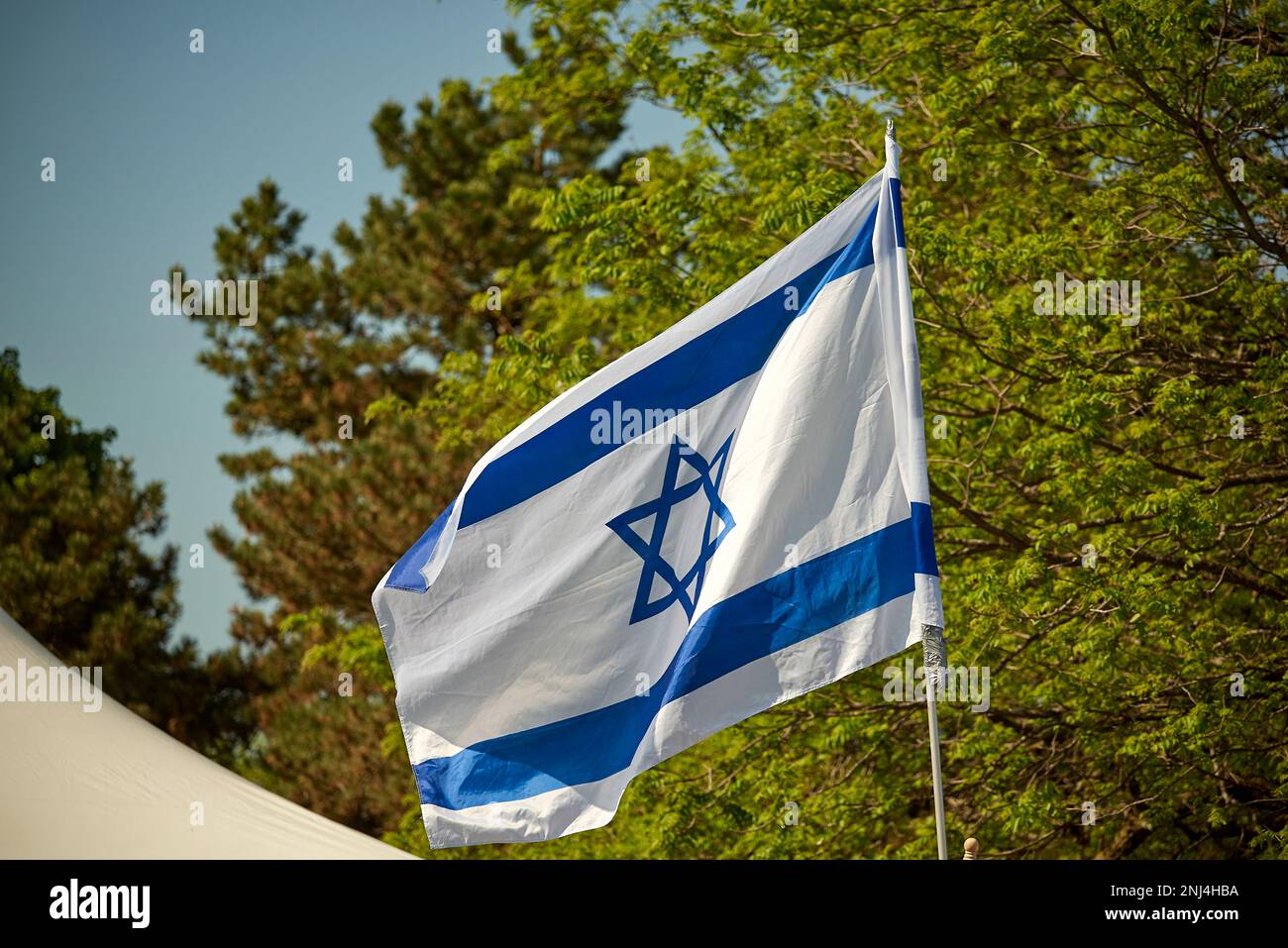 Israeli flag Toronto's annual Walk with Israel Stock Photo - Alamy