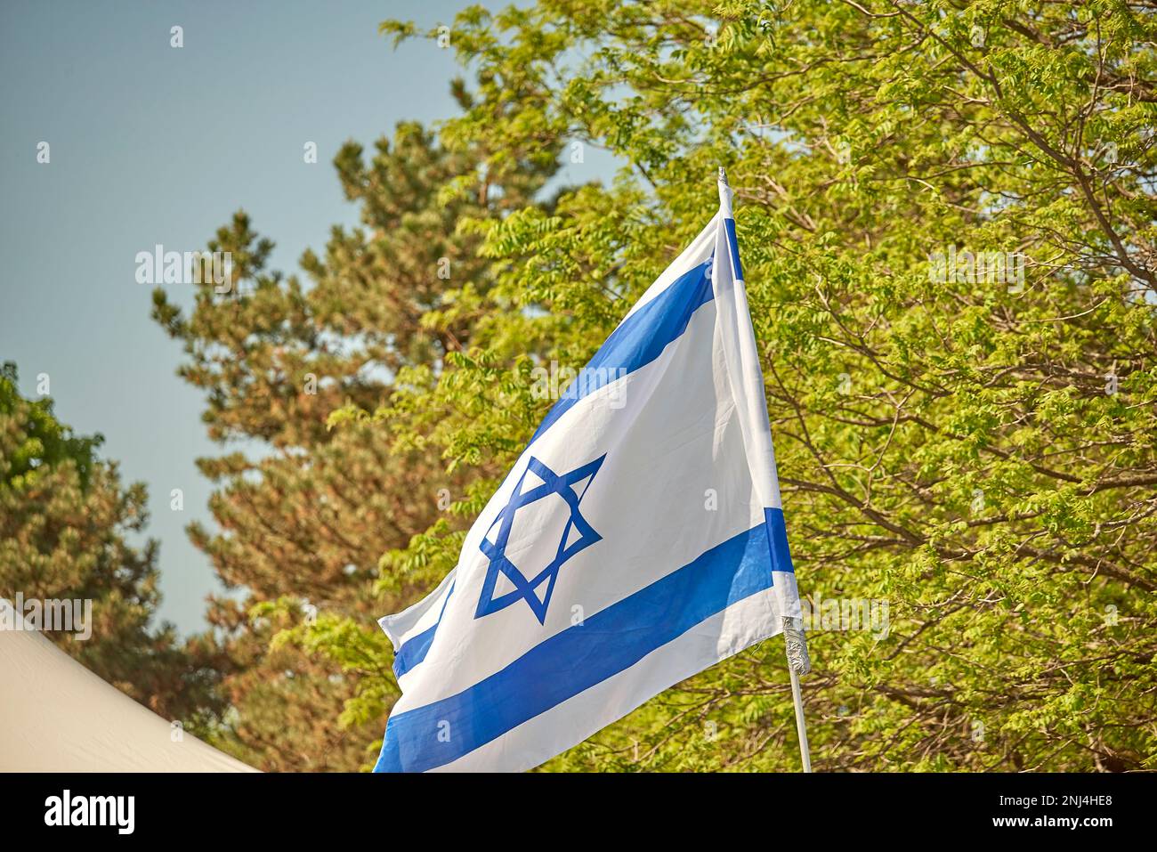 Israeli flag Toronto's annual Walk with Israel Stock Photo - Alamy