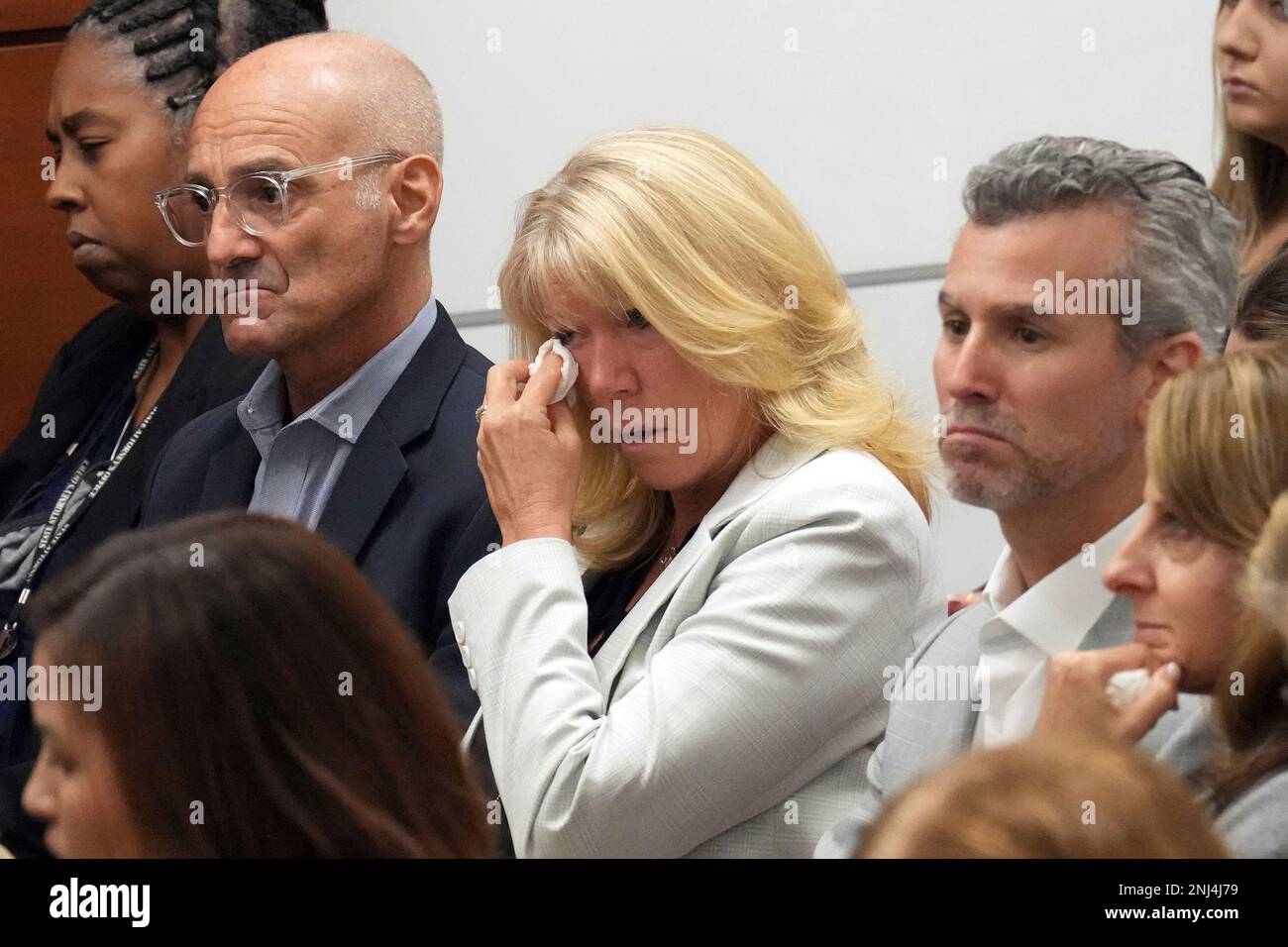 Mitch and Annika Dworet react as they hear that their son's murderer ...