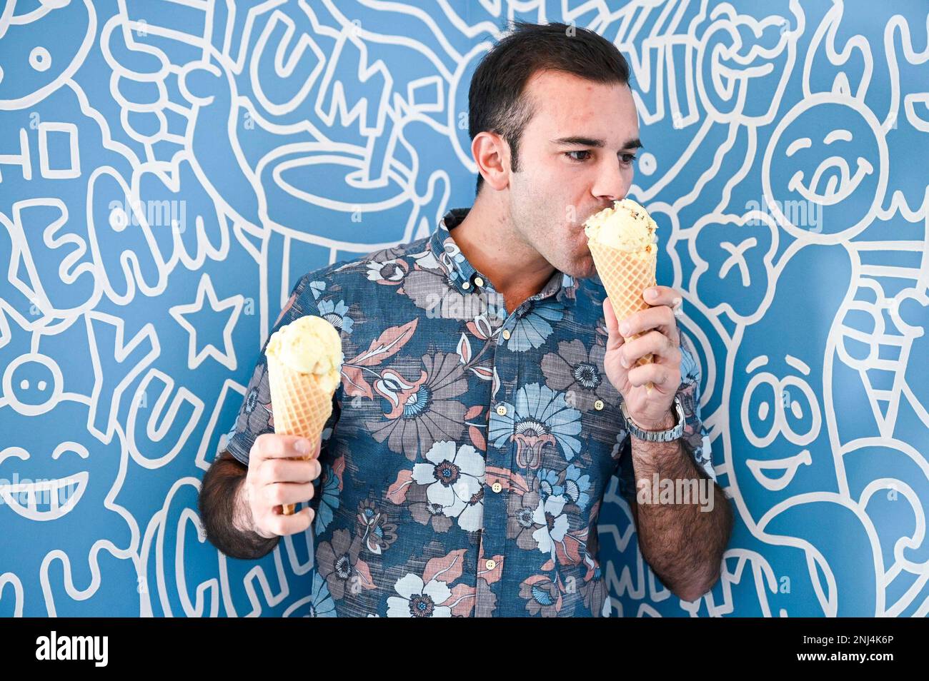Max Chillura is a co-founder of Chill Bros Scoop Shop on Friday, Oct. 7 ...