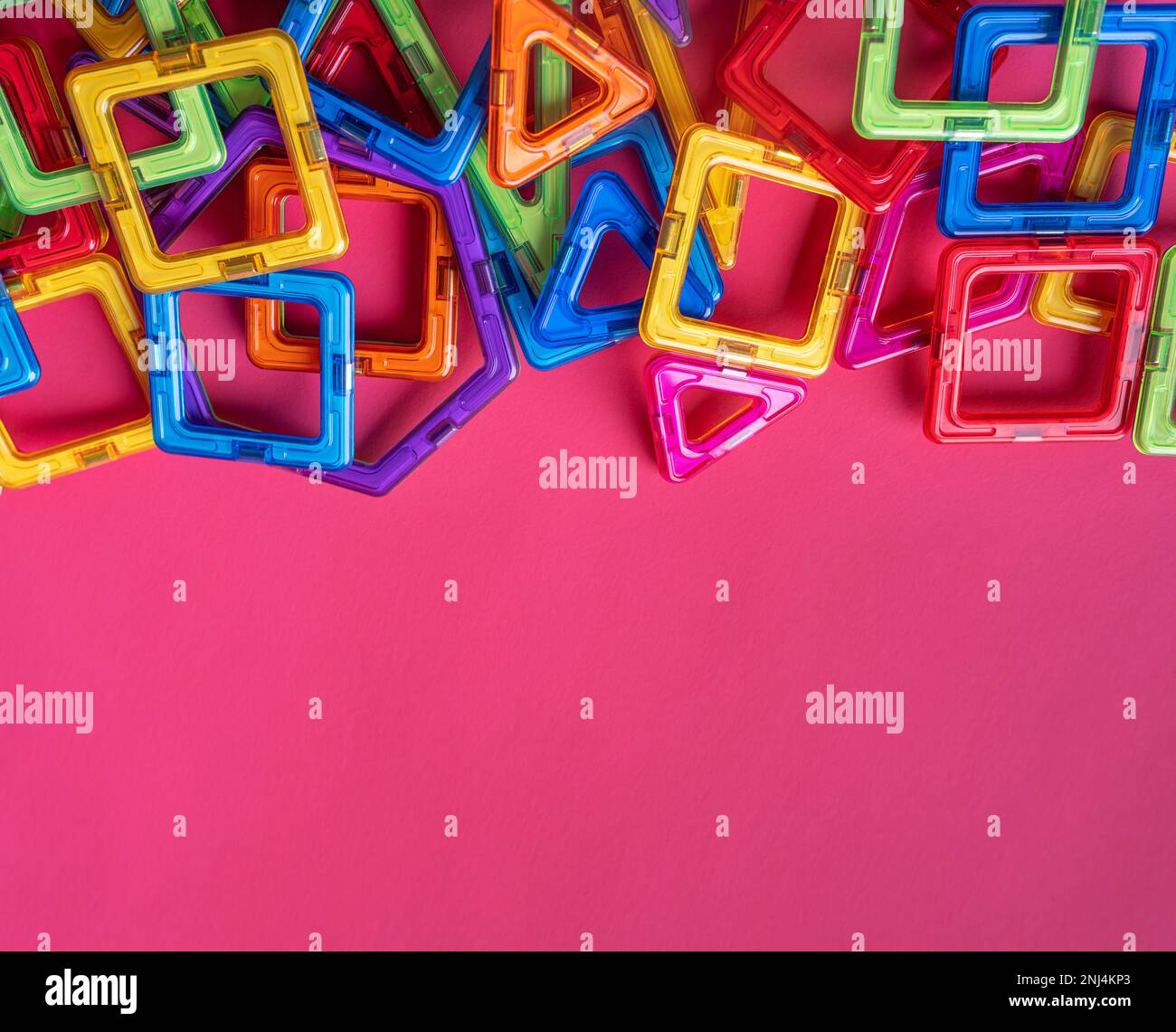 Details of the magnetic constructor Stock Photo - Alamy