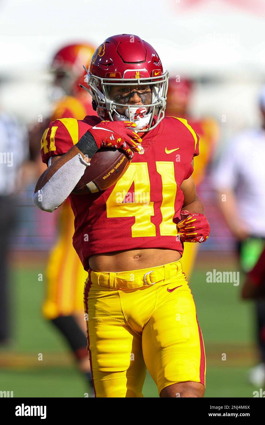 LOS ANGELES, CA - OCTOBER 08: USC Trojans running back Brandon Outlaw ...