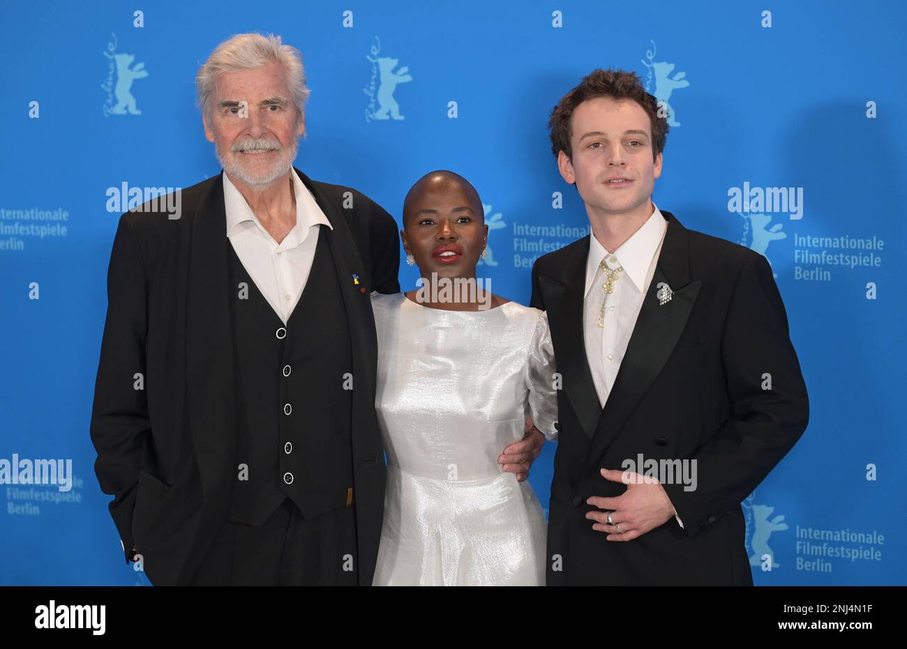 Berlin, Germany. 22nd Feb, 2023. Peter Simonischek (l-r), actor, Girley ...