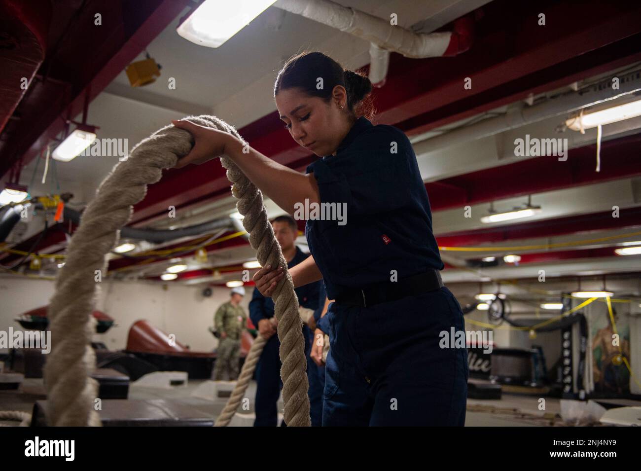 BREMERTON-NAVAL BASE KITSAP, Wash. (Aug. 4, 2022) – U.S. Navy Boatswain ...