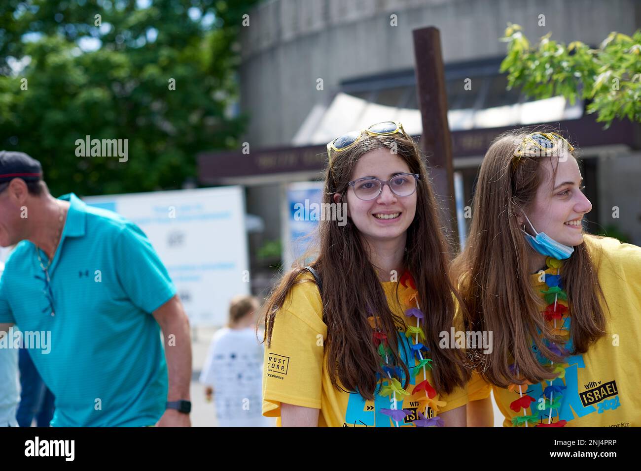 Toronto, Ontario Canada- May 29th, 2022: A girl smiling while standing ...