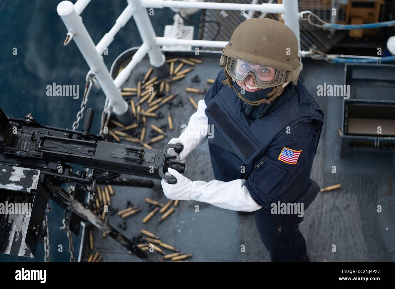 U.S. Coast Guard Petty Officer 1st Class Jessica Tedesco, a yeoman ...