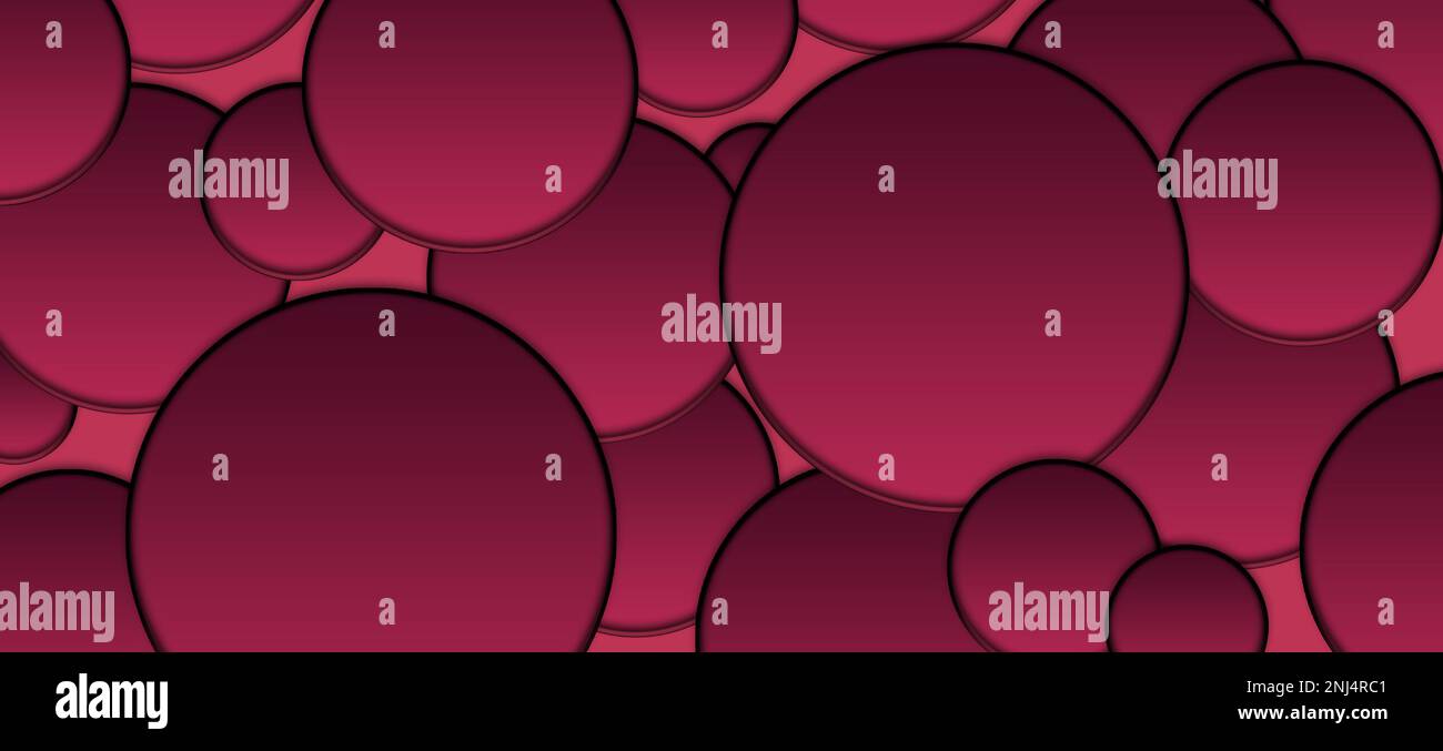 gradient circles background, red color seamless pattern Stock Photo - Alamy
