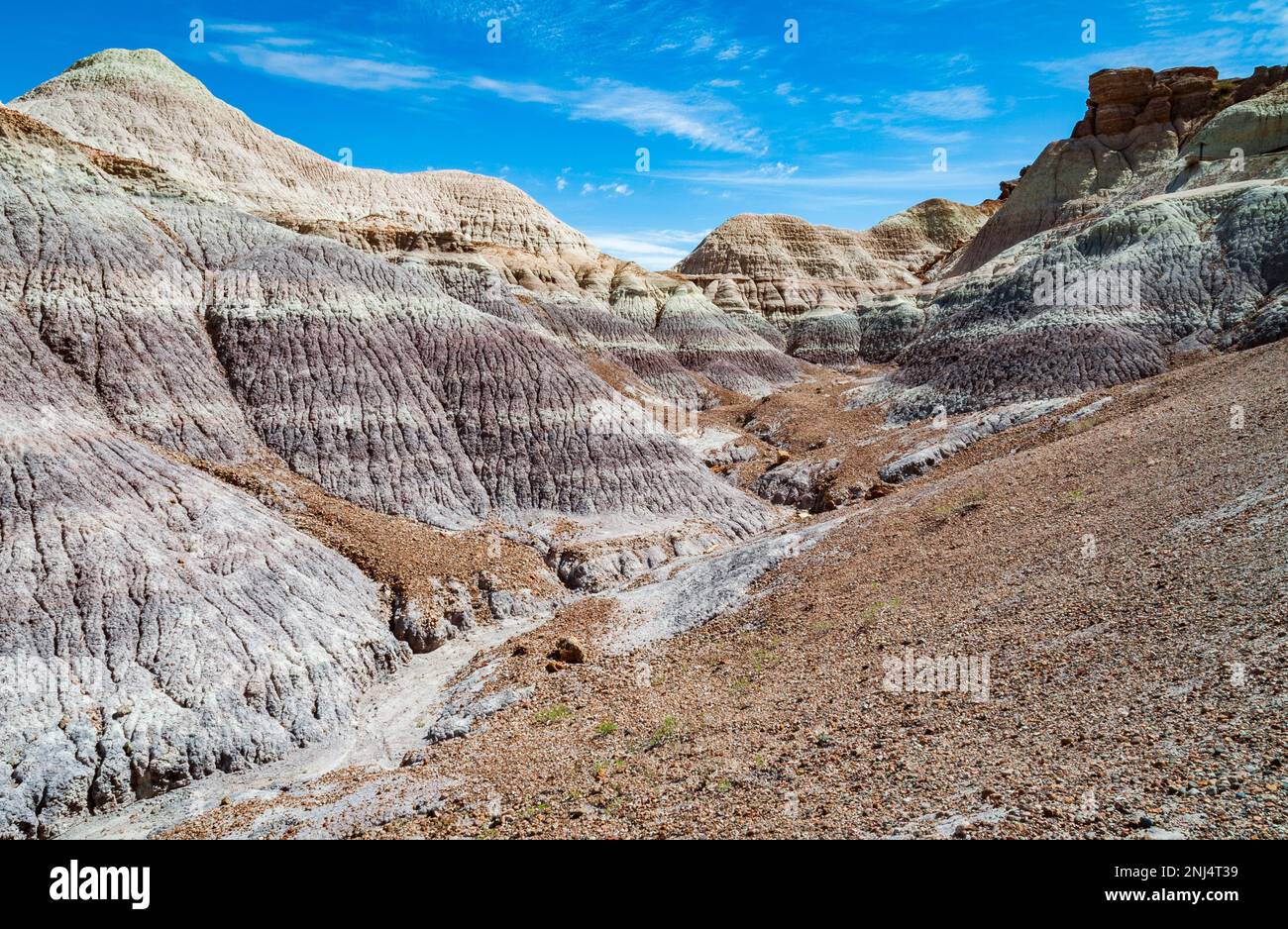 Geological formation badlands painted hi-res stock photography and ...
