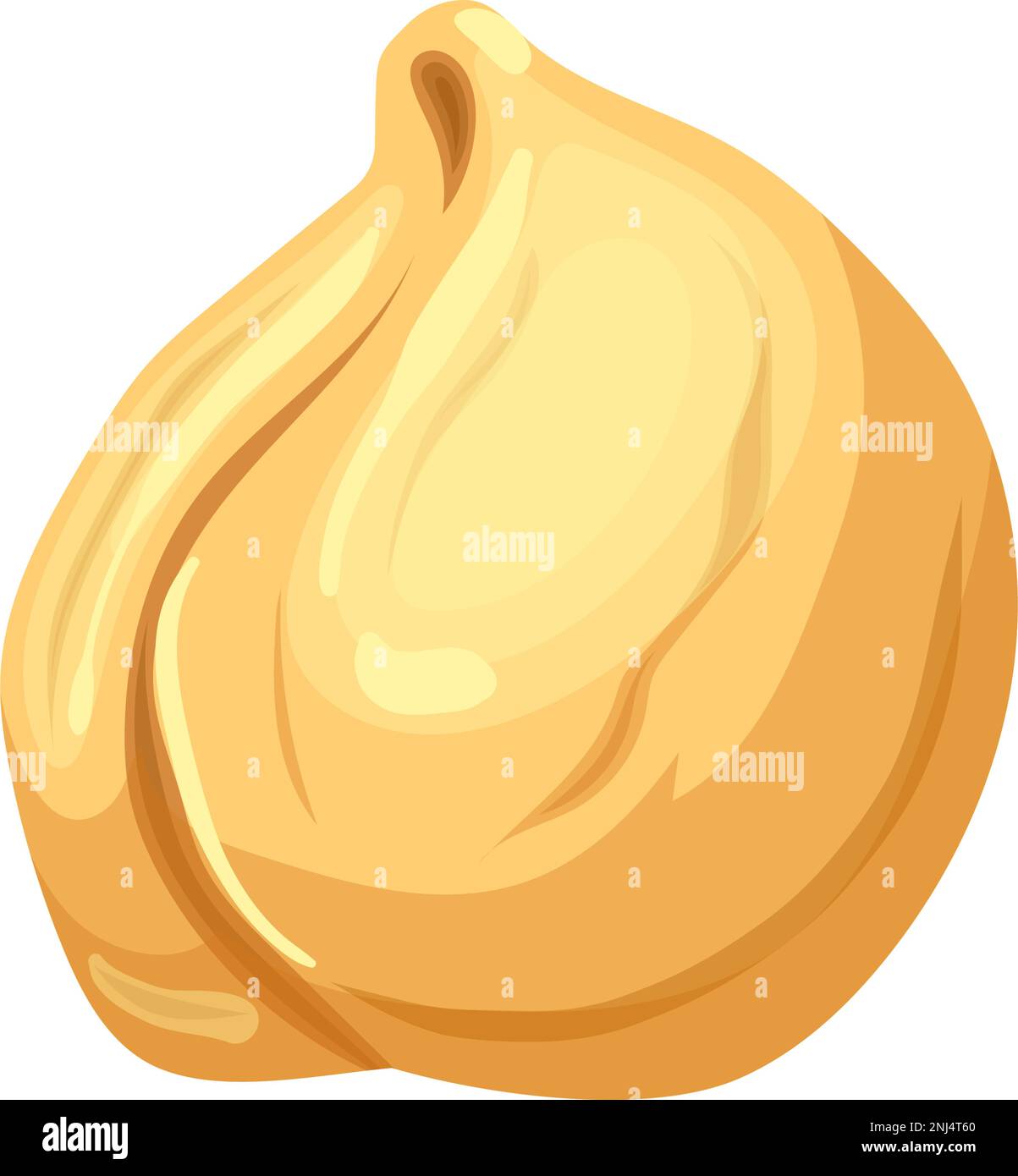 chickpea vegetarian cartoon vector illustration color sign Stock Vector ...