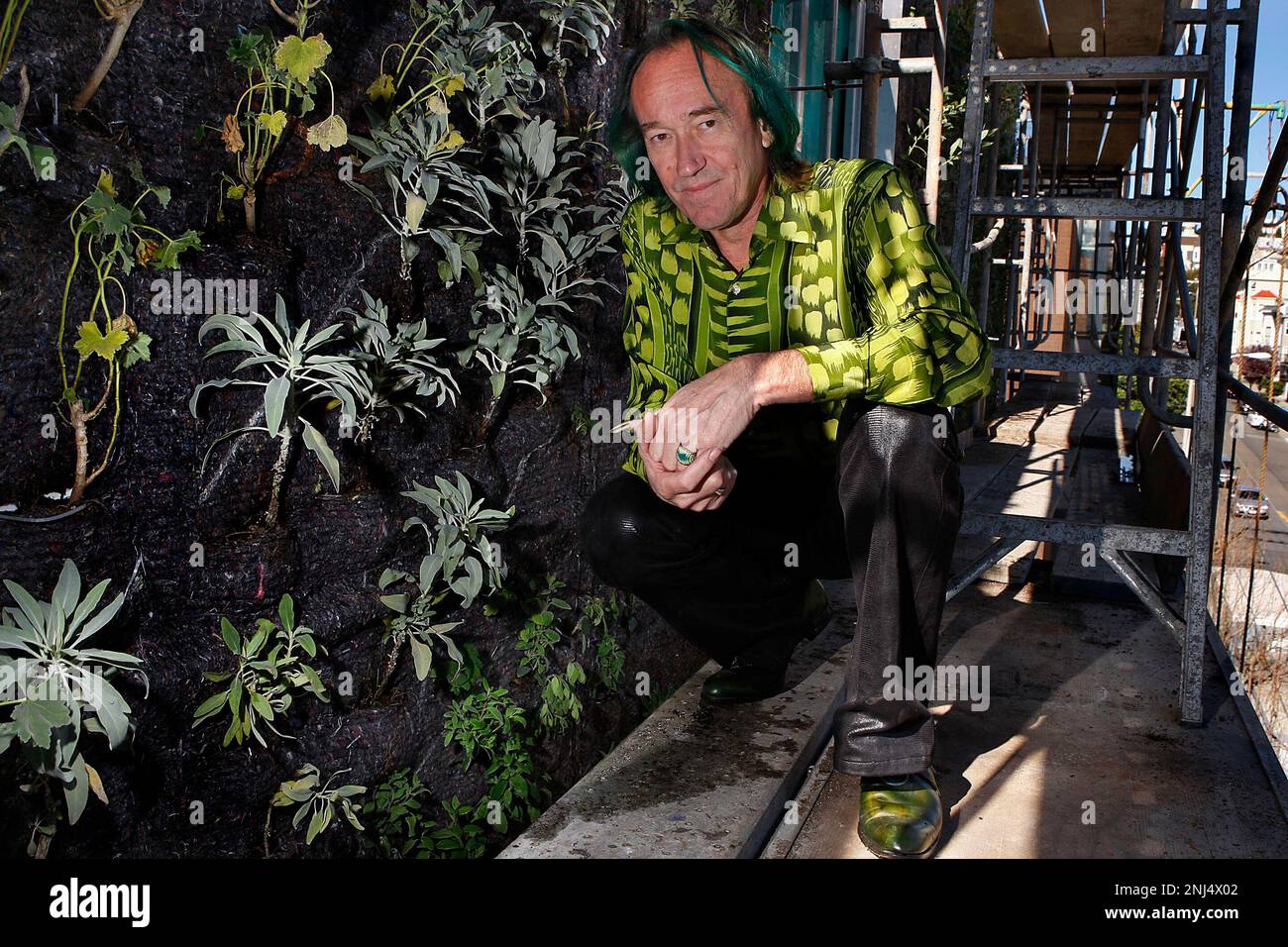 Botanist and french artist Patrick Blanc, inventor of the vertical ...