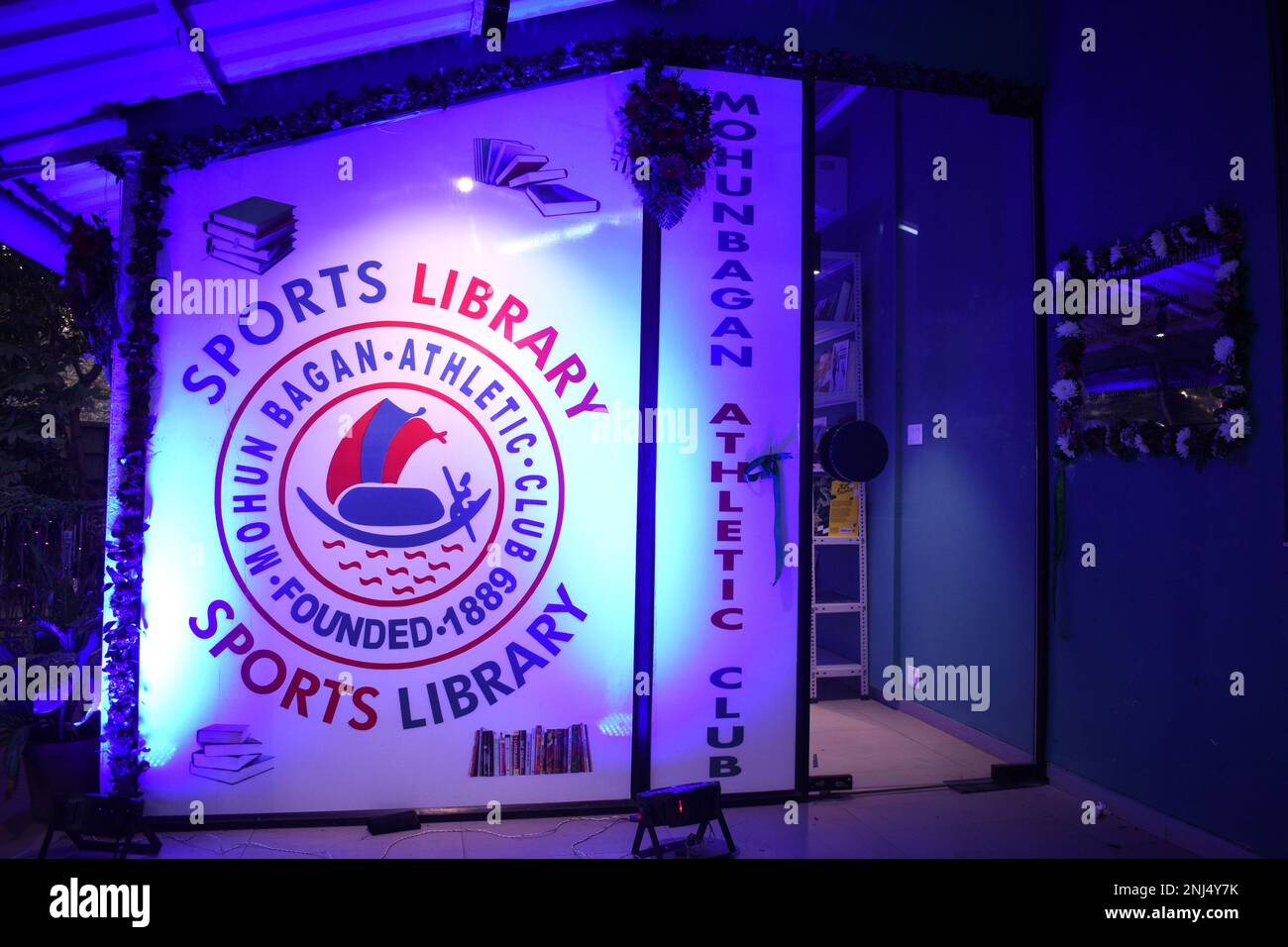 Kolkata, West Bengal, India. 22nd Feb, 2023. The Sports Library ...