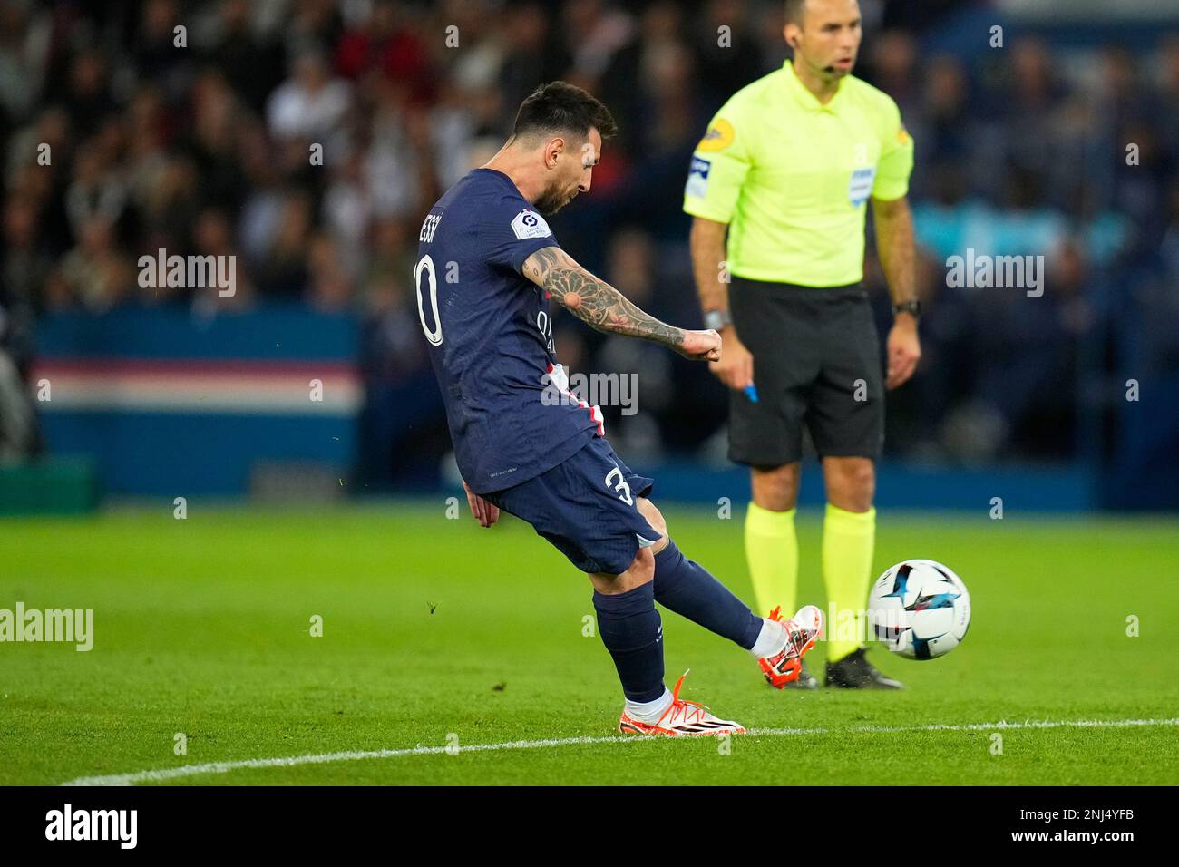 Messi Kicking A Ball 2022