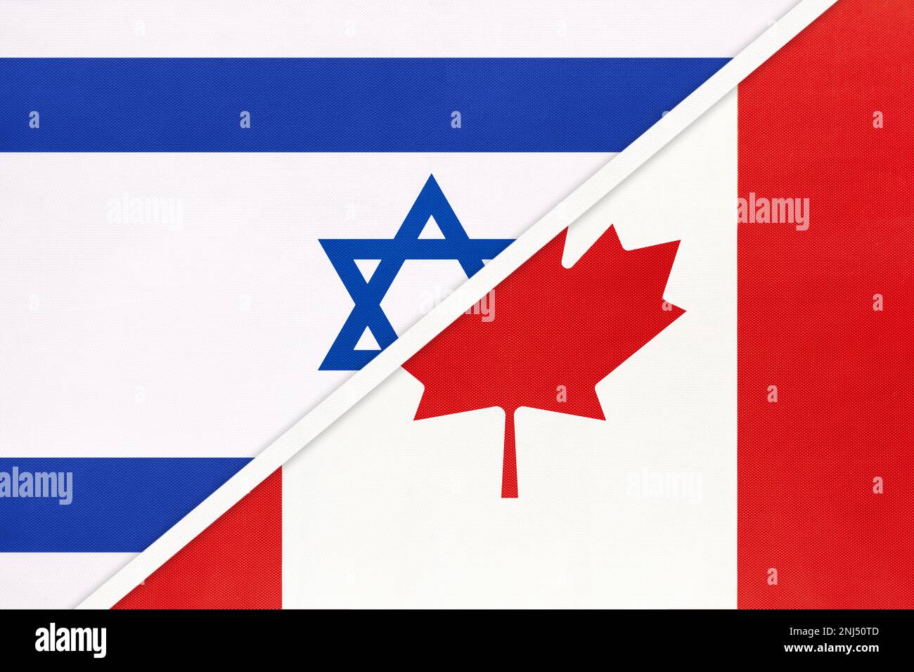 Israel and Canada, symbol of country. Israeli vs Canadian national ...