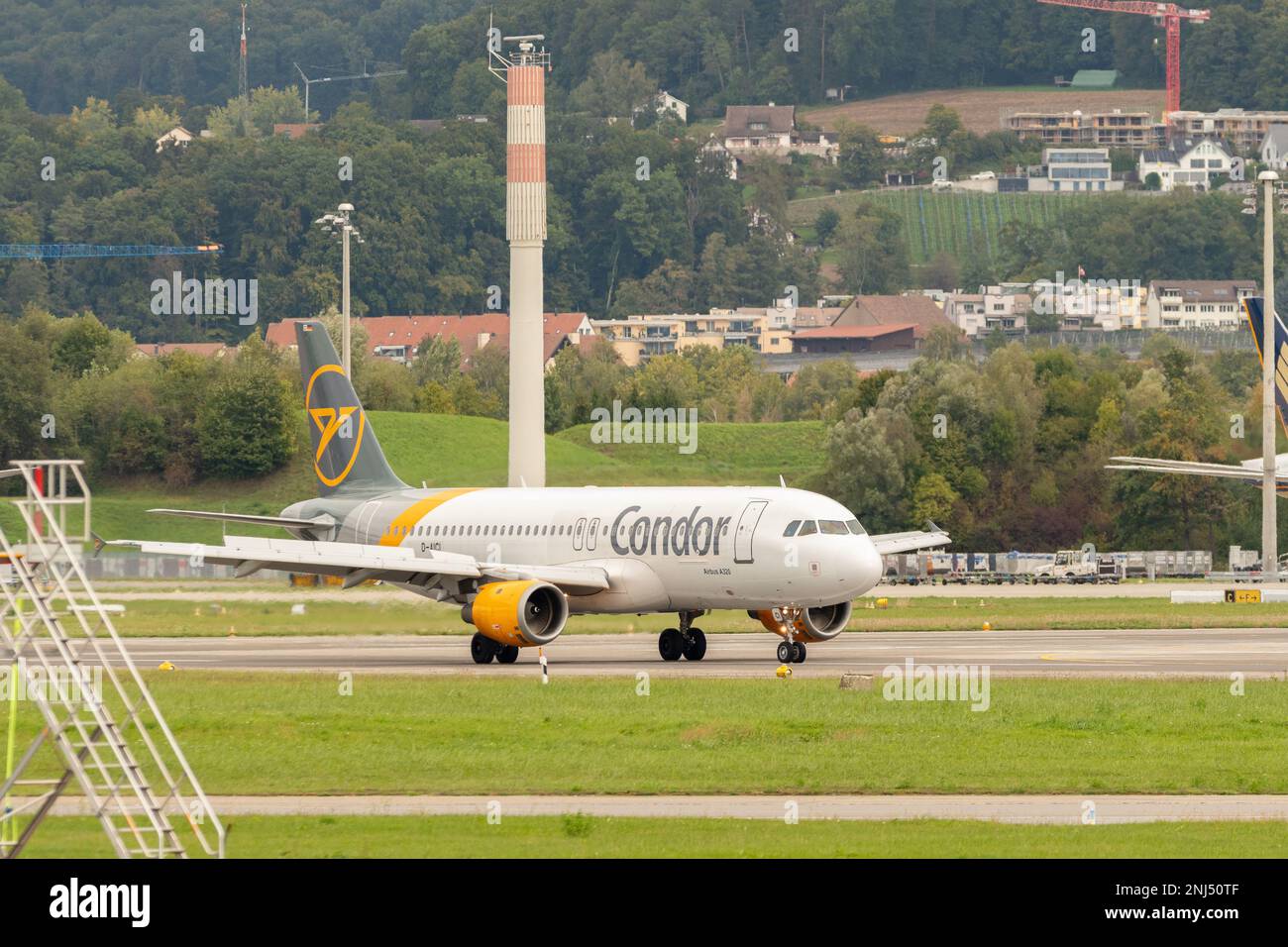 Zurich, Switzerland, September 27, 2022 Condor Airbus A320-212 aircraft ...
