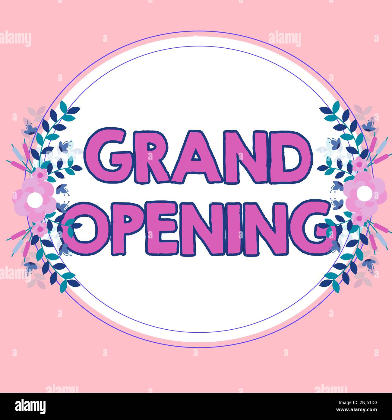 Inspiration showing sign Grand Opening, Business overview Ribbon ...