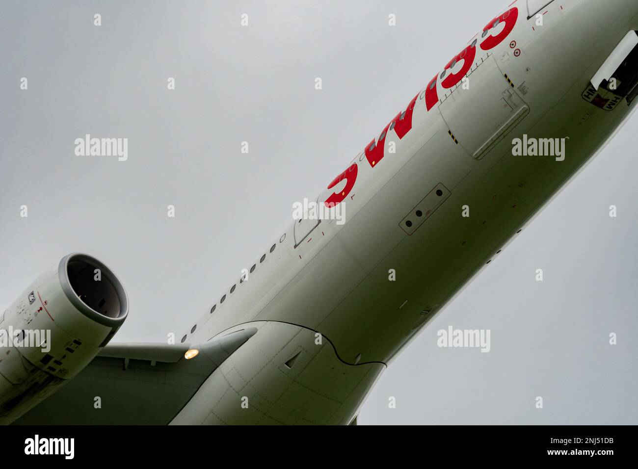 Zurich, Switzerland, September 27, 2022 Swiss international airlines ...