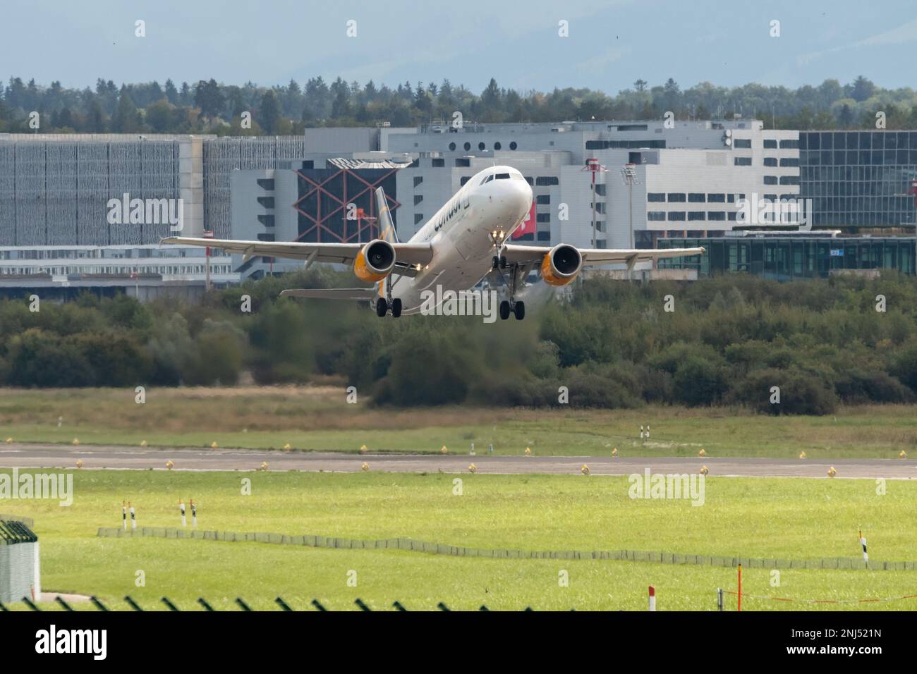 Zurich, Switzerland, September 27, 2022 Condor Airbus A320-212 aircraft ...