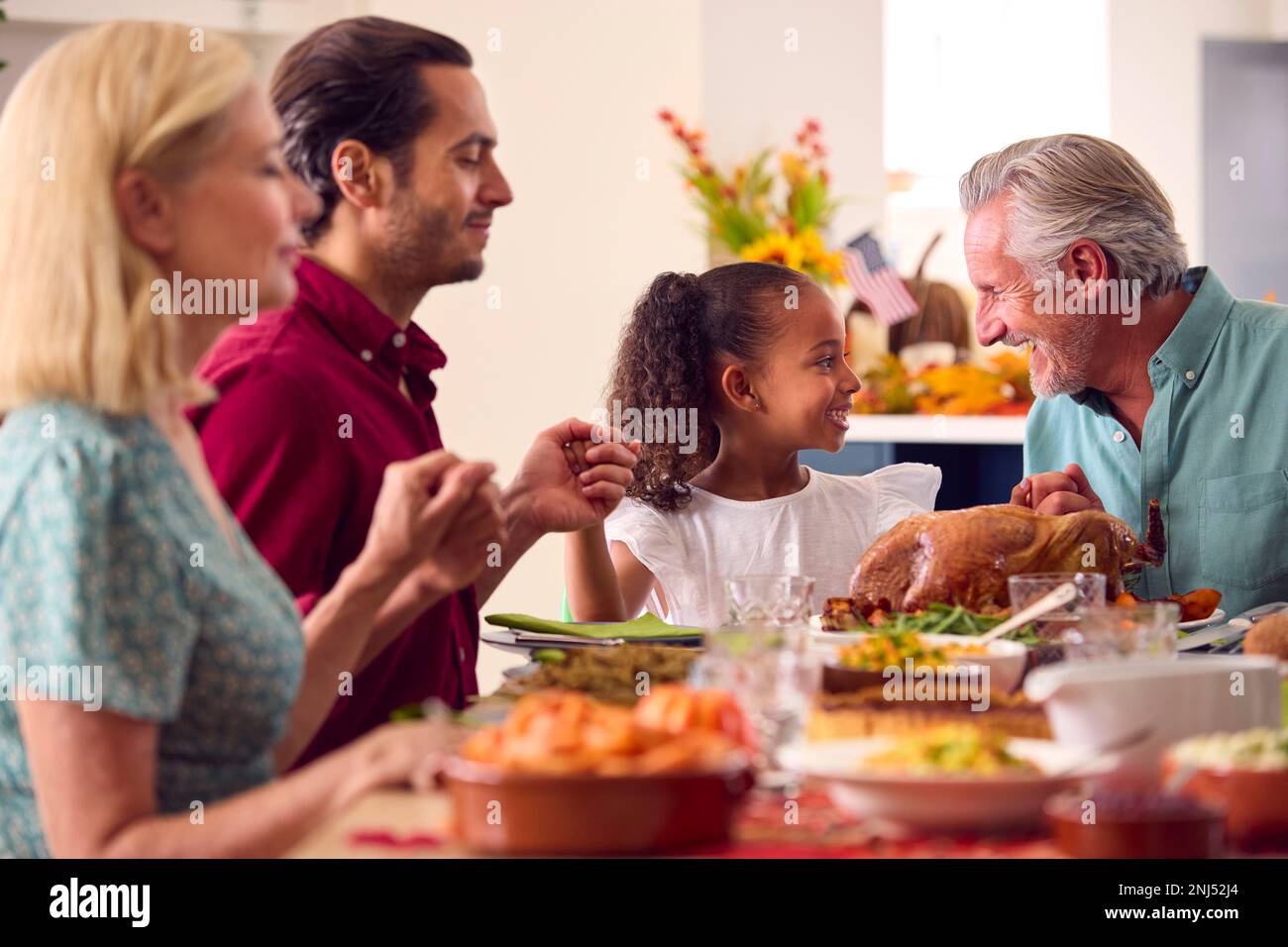 Caribbean family meal at home hi-res stock photography and images - Alamy