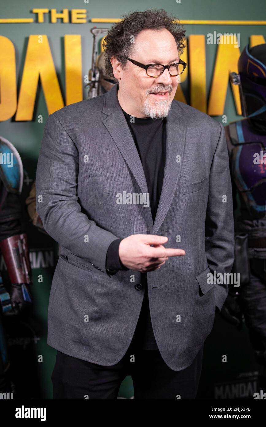Jon Favreau poses for photographers during a photo call to promote the ...