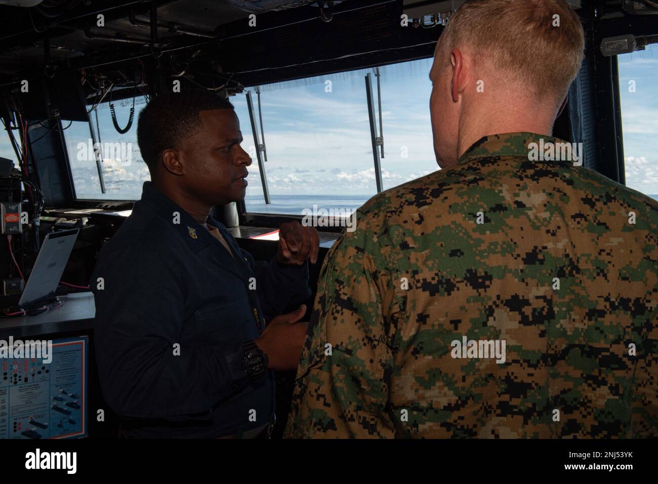 220805-N-XB010-1008 PHILLIPINE SEA (Aug. 5, 2022) Command Master Chief ...