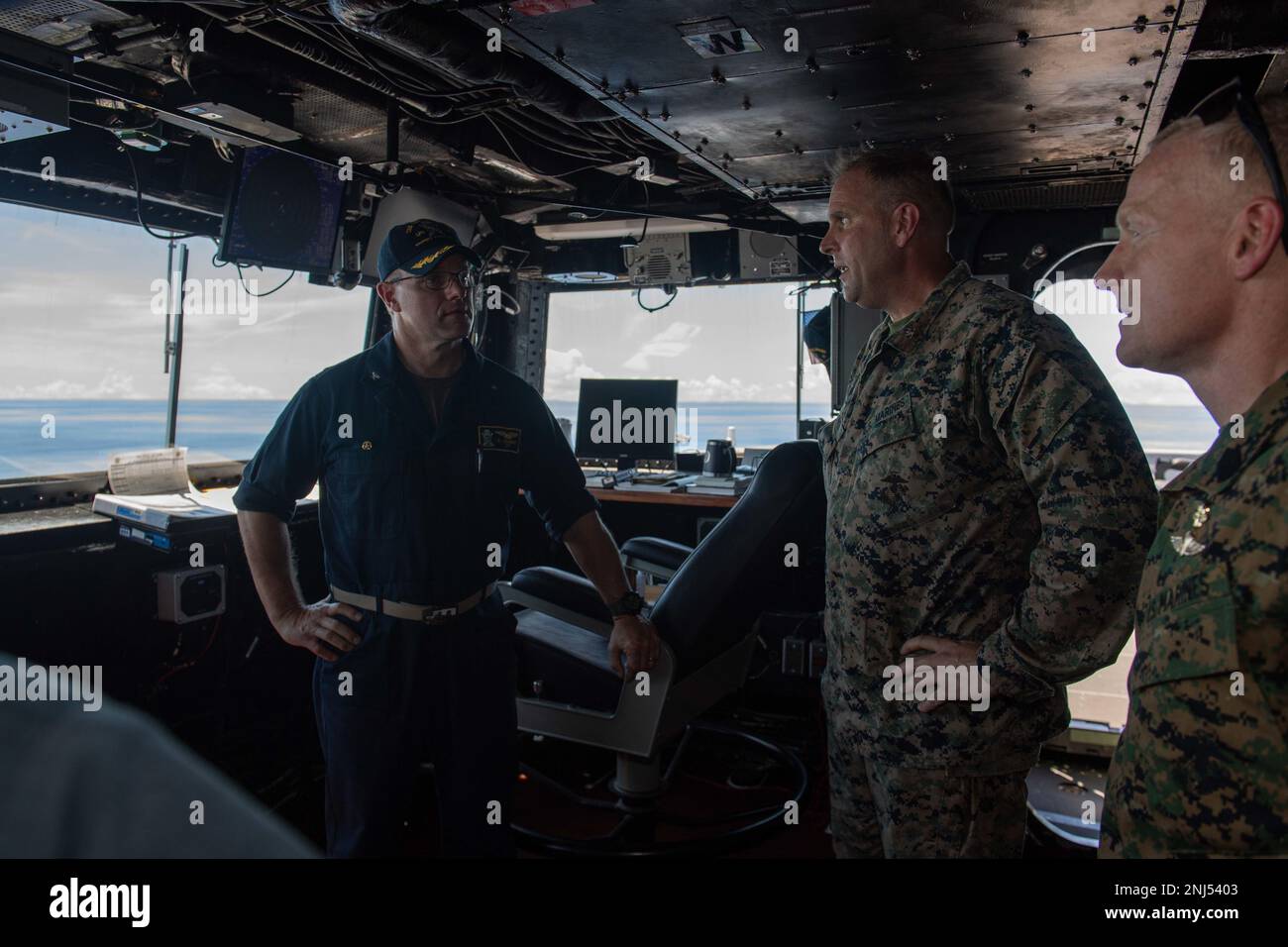 220805-N-XB010-1003 PHILIPPINE SEA (Aug. 5, 2022) Captain Douglas ...