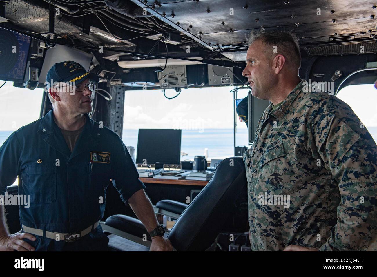 220805-N-XB010-1004 PHILIPPINE SEA (Aug. 5, 2022) Captain Douglas ...
