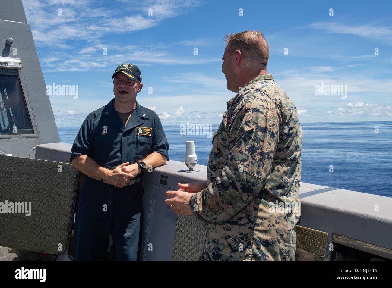 220805-N-XB010-1006 PHILIPPINE SEA (Aug. 5, 2022) Captain Douglas ...