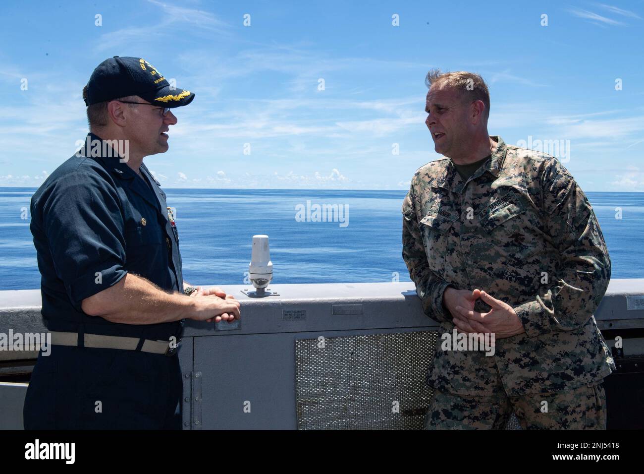 220805-N-XB010-1005 PHILIPPINE SEA (Aug. 5, 2022) Captain Douglas ...
