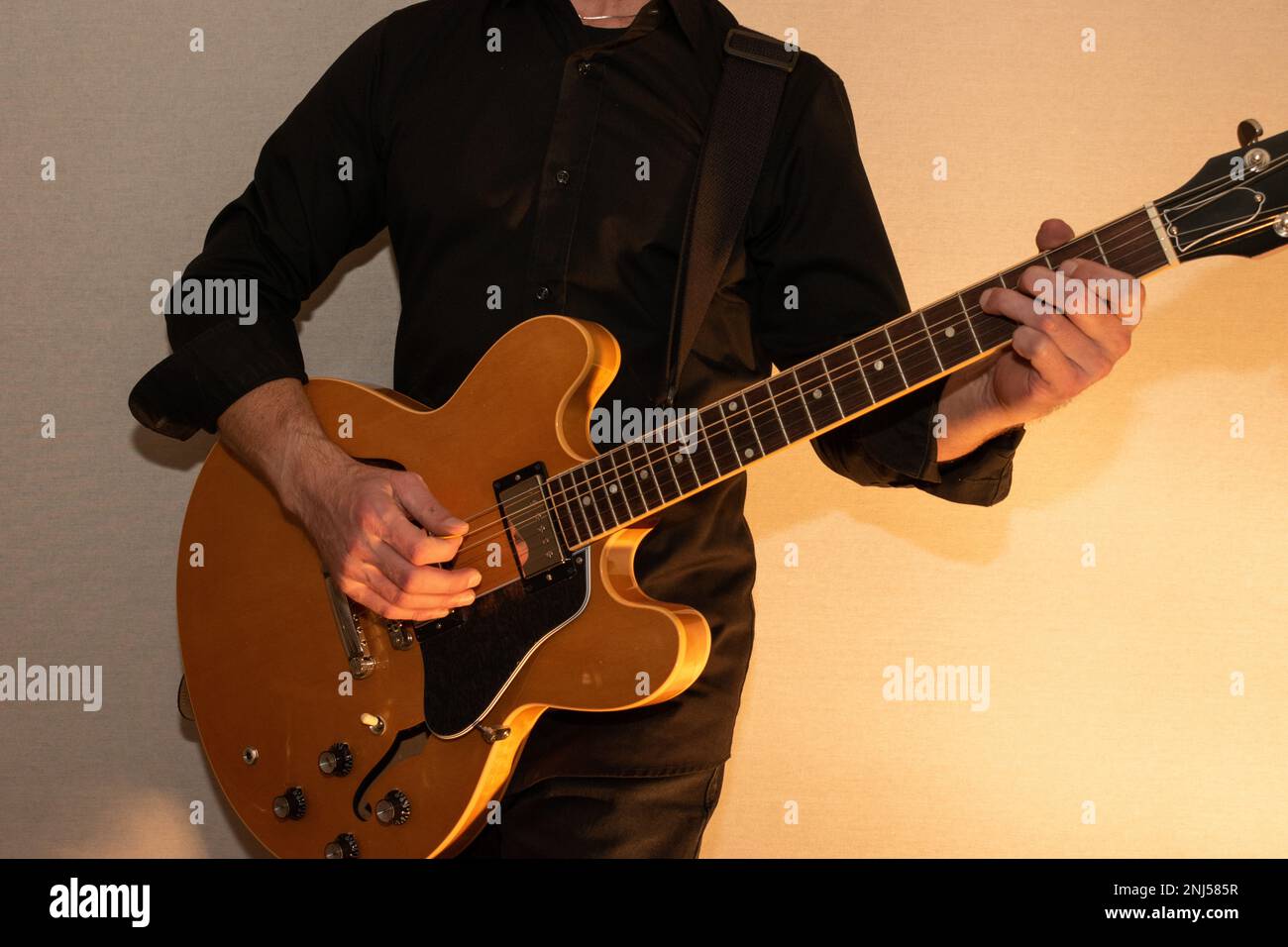 Gibson es 335 stage hi-res stock photography and images - Alamy