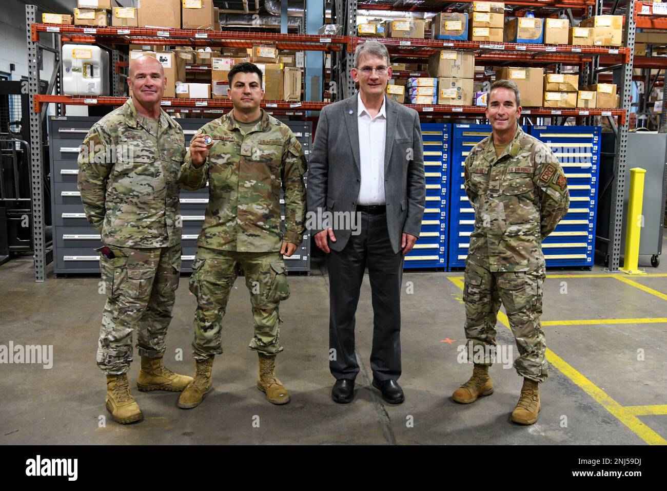 Mr. Devin L. Cate, Executive Director of the Air National Guard takes ...