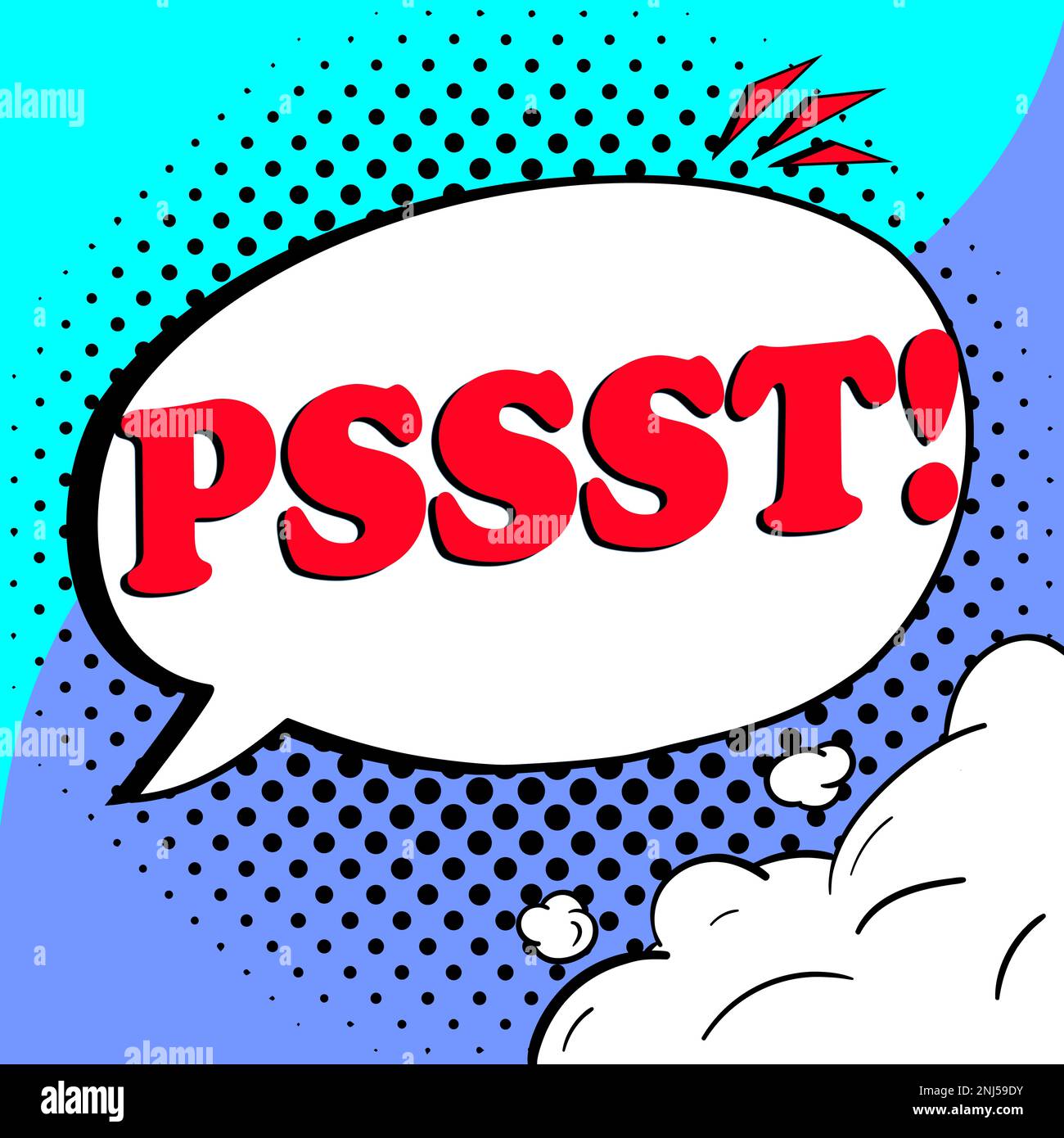 Sign displaying Pssst, Conceptual photo Expression Way to attract ...