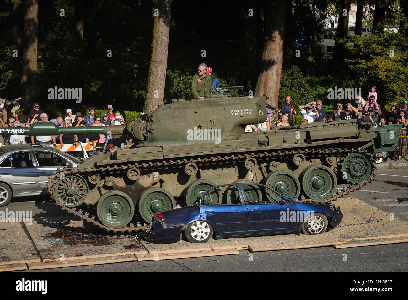 An Australian Centurion tank operated by the Canadian Military ...