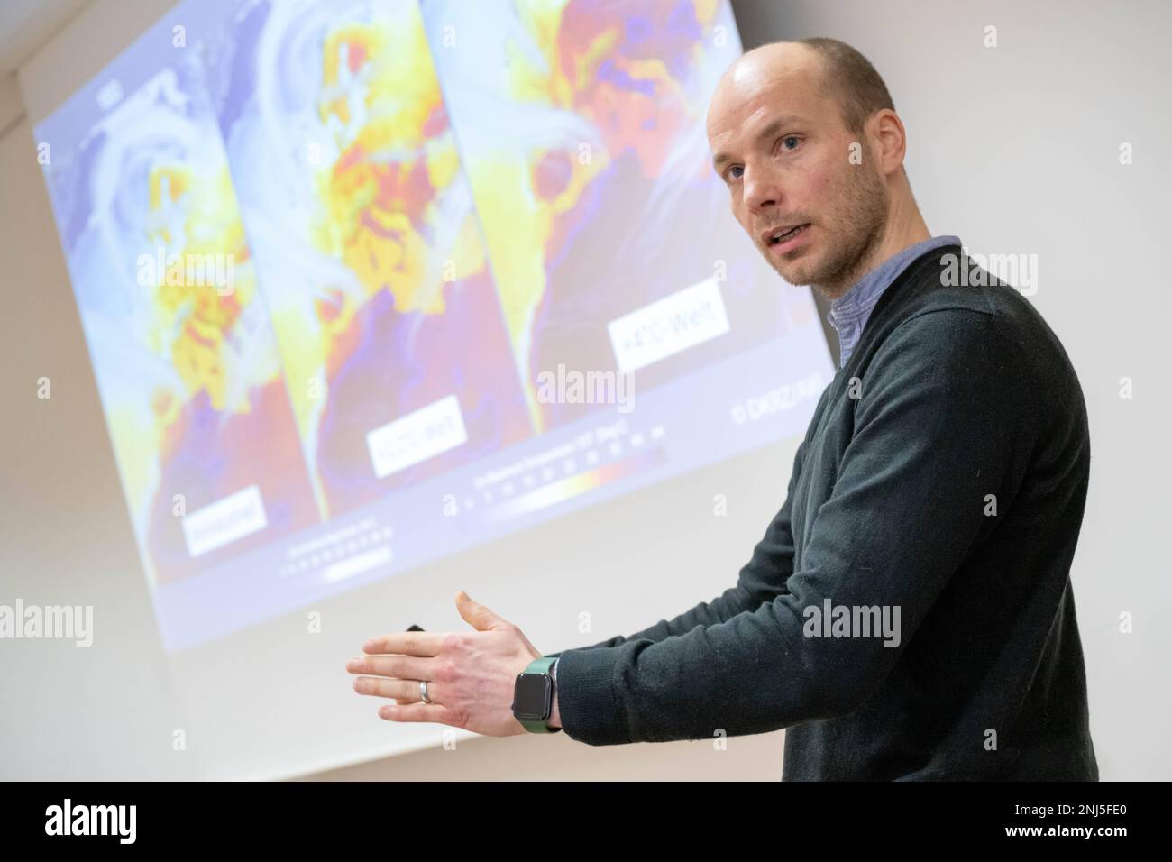 22 February 2023, Bremen, Bremerhaven: Helge Goessling, climate ...
