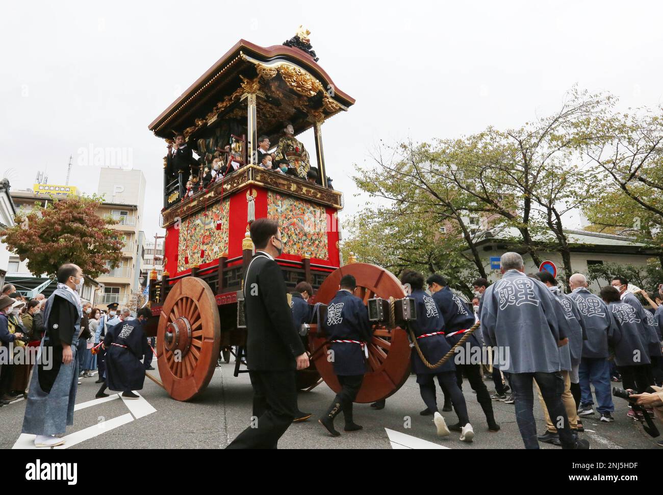 Otsu Festival is held in Otsu City, Shiga Prefecture on October 9, 2022 ...