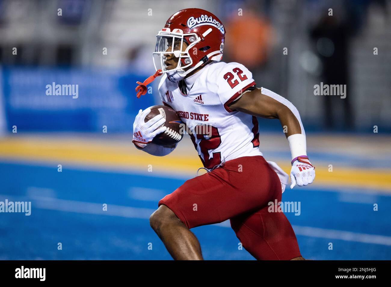 BOISE, ID - OCTOBER 8: Fresno State Bulldogs running back Malik Sherrod ...