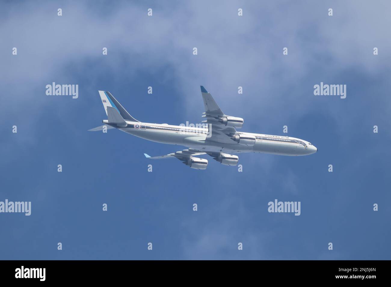 Chiangmai, Thailand - December 8 2022: HS-TYV Airbus A340-500 of Royal ...
