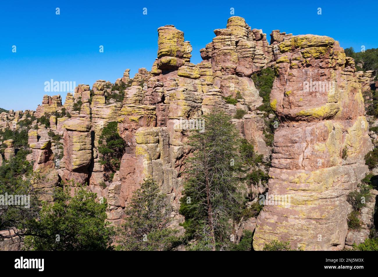 Hoodoos and massive boulders at Chiricahua National Monument Stock ...