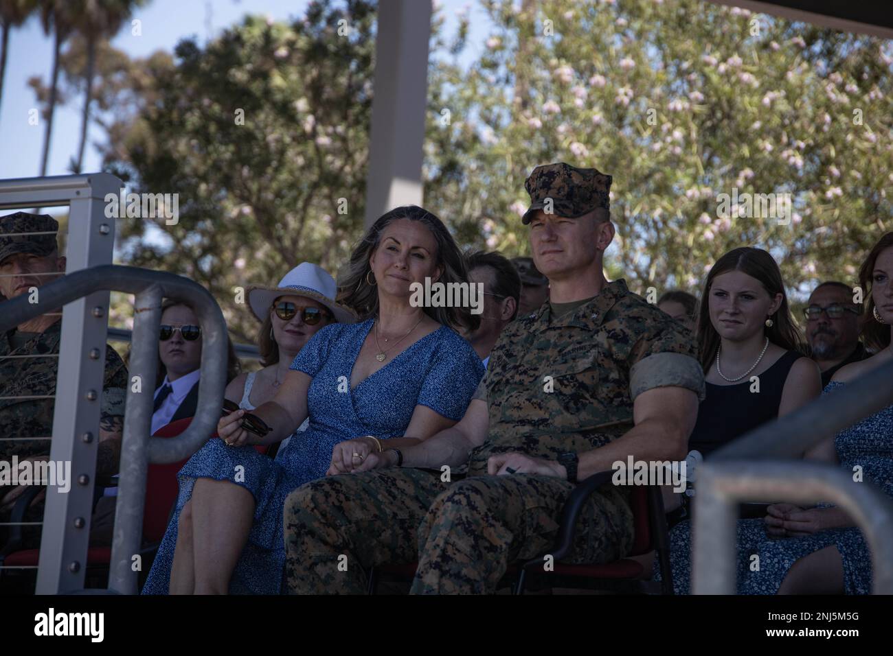 U.S. Marine Corps Col. Seth W. B. Folsom, the outgoing commanding ...