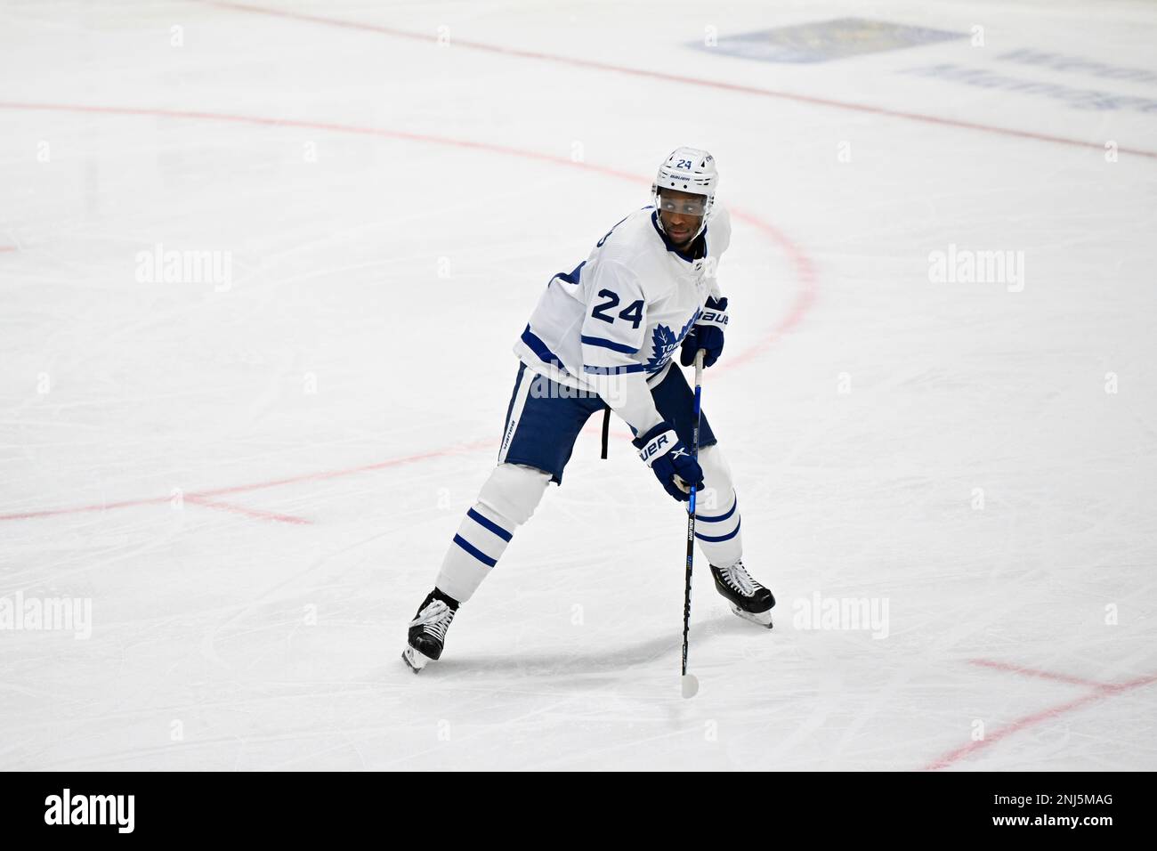 Toronto Maple Leafs right winger Wayne Simmonds (58) skates during an ...