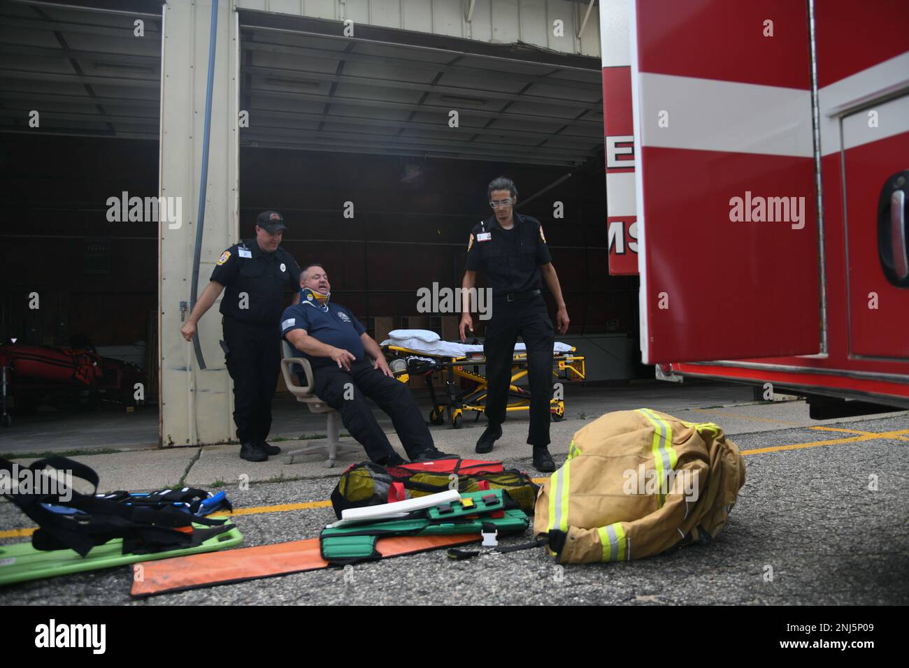 The Frederic Township Fire Department performs a medical response ...