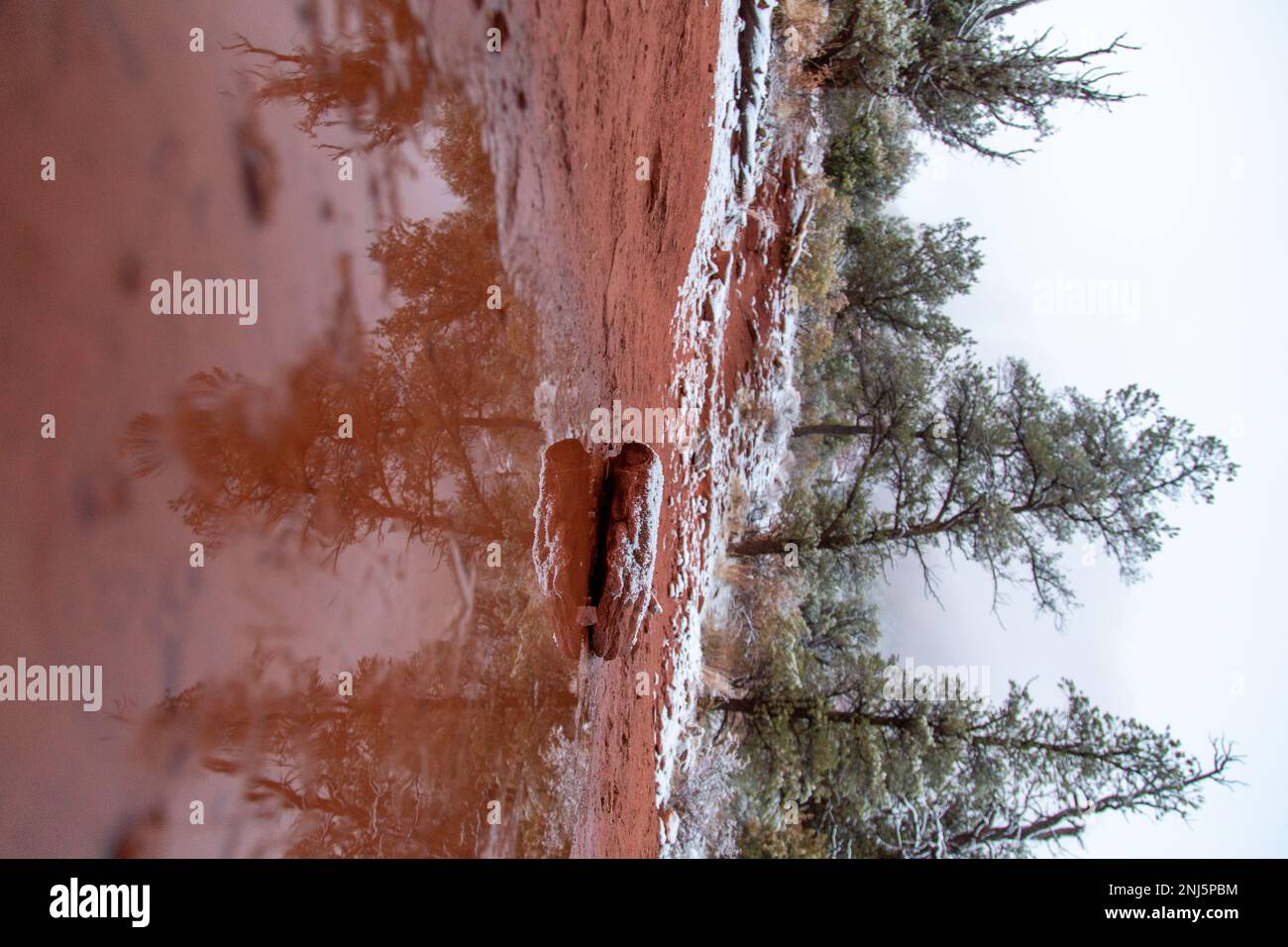 Snow In Sedona Stock Photo - Alamy