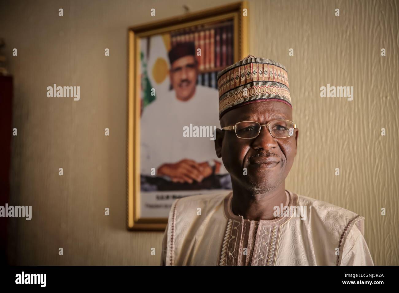 Laouan Magagi, Niger’s minister of humanitarian affairs, pictured in ...