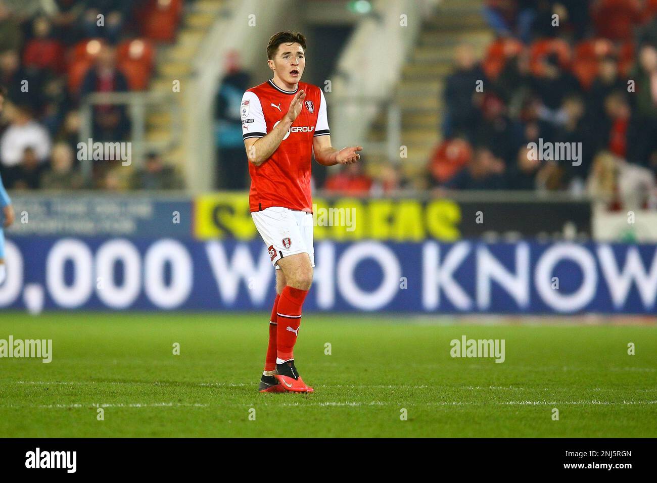 AESSEAL New York Stadium, Rotherham, England - 21st February 2023 Conor ...