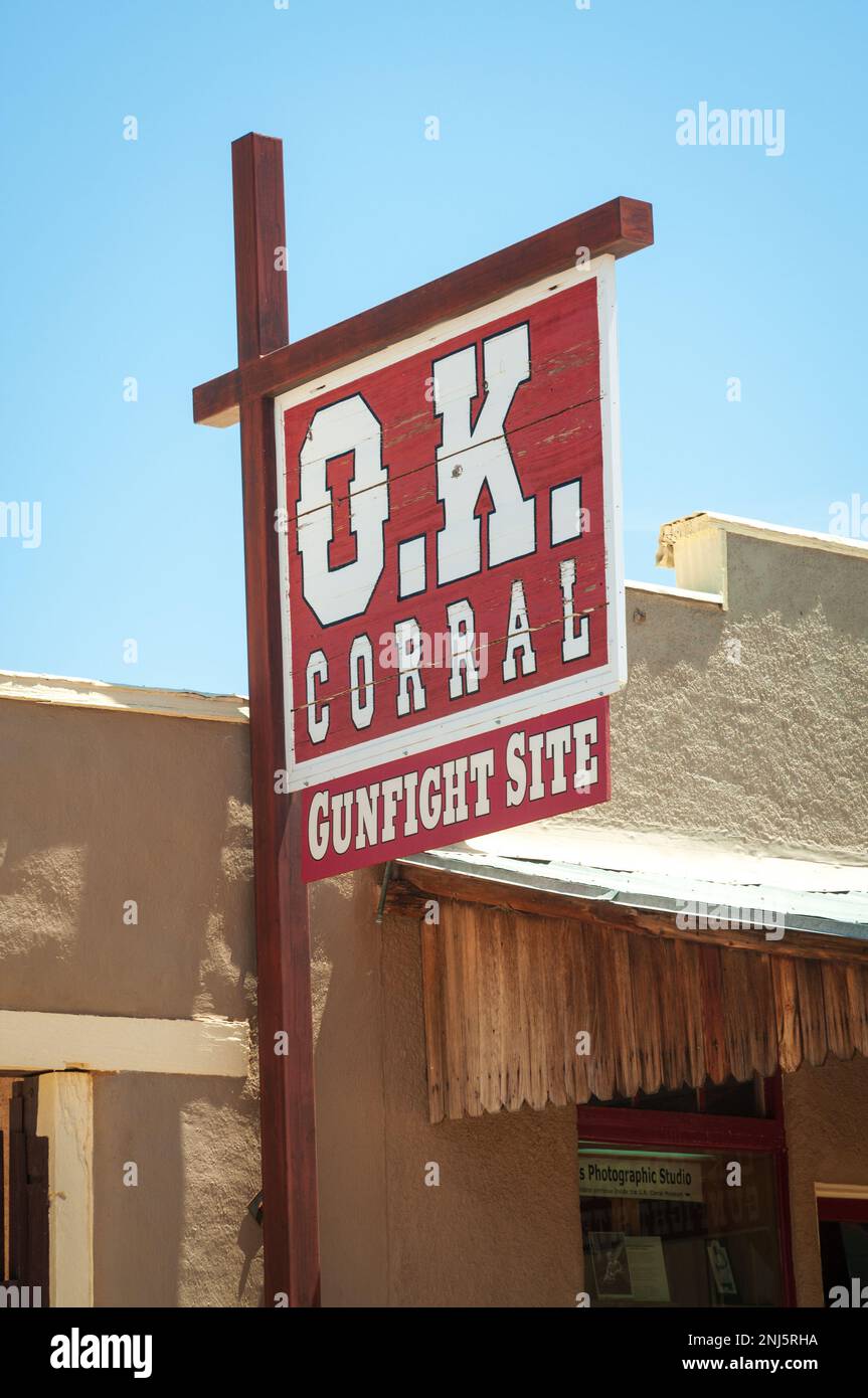The historic town of Tombstone, Arizona Stock Photo - Alamy